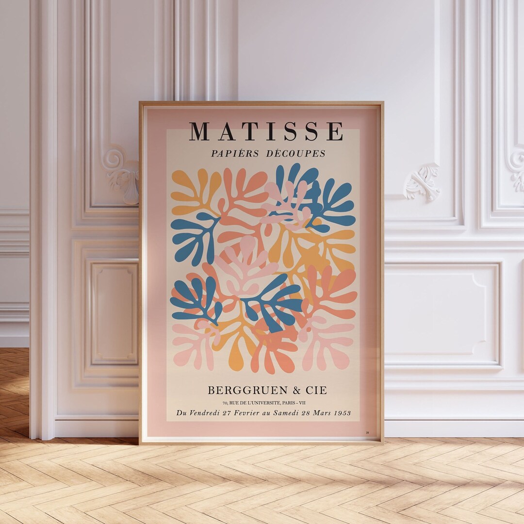 Henri Matisse Print, Modern Bold Colours, Pink Wall Art, Matisse ...