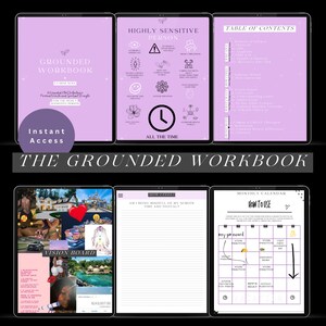 The Grounded Workbook | Spiritual Workbook for a HSP (highly Sensitive ...