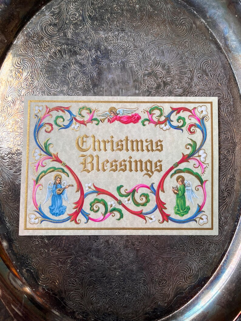 10 Vintage Christmas Cards From Christmas Classics Greetings Collection ...