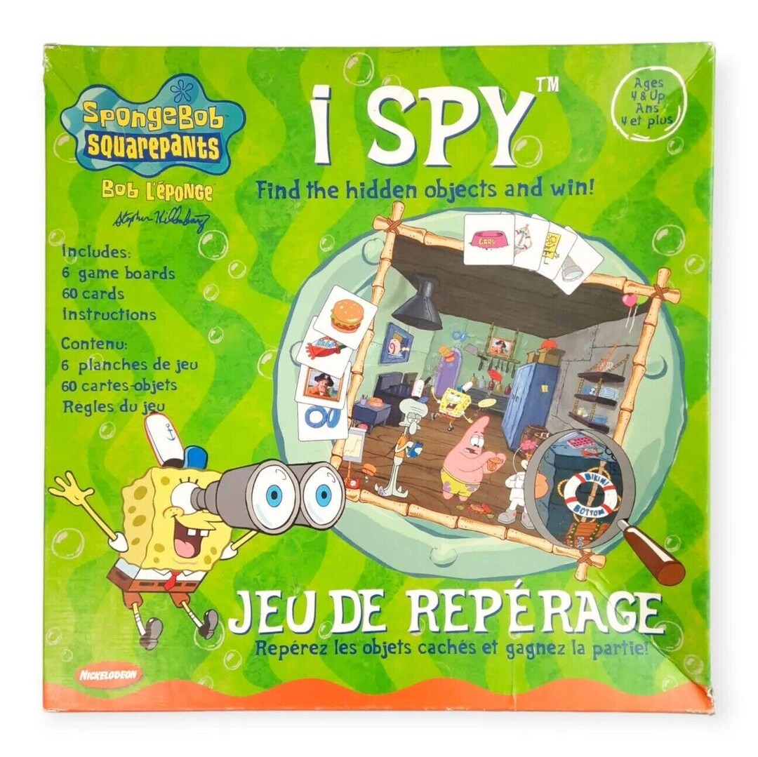 Spongebob Squarepants I Spy Game Kids Family Fun Classic Board Find ...