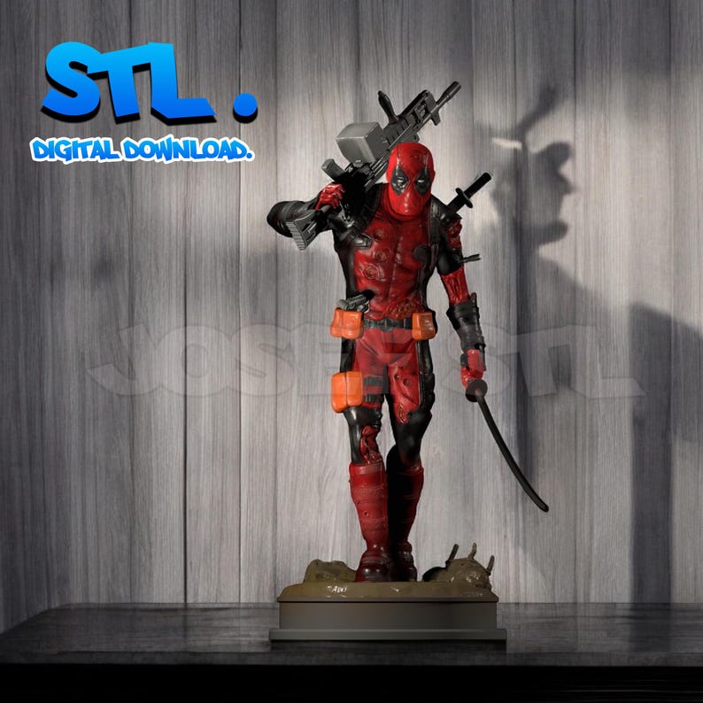 Movie and Game 3D Model, Superhero 3D Stl Model, 3D Stl File, Gift 3D ...