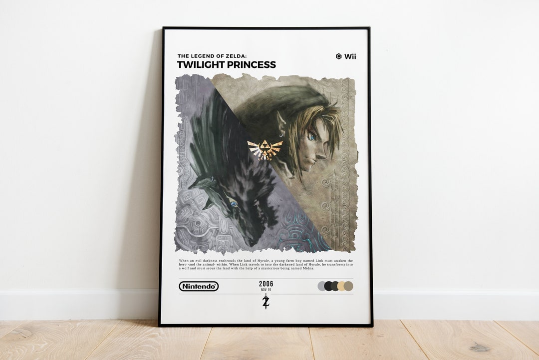 The Legend of Zelda: Twilight Princess 2006 Poster Zelda Twilight ...