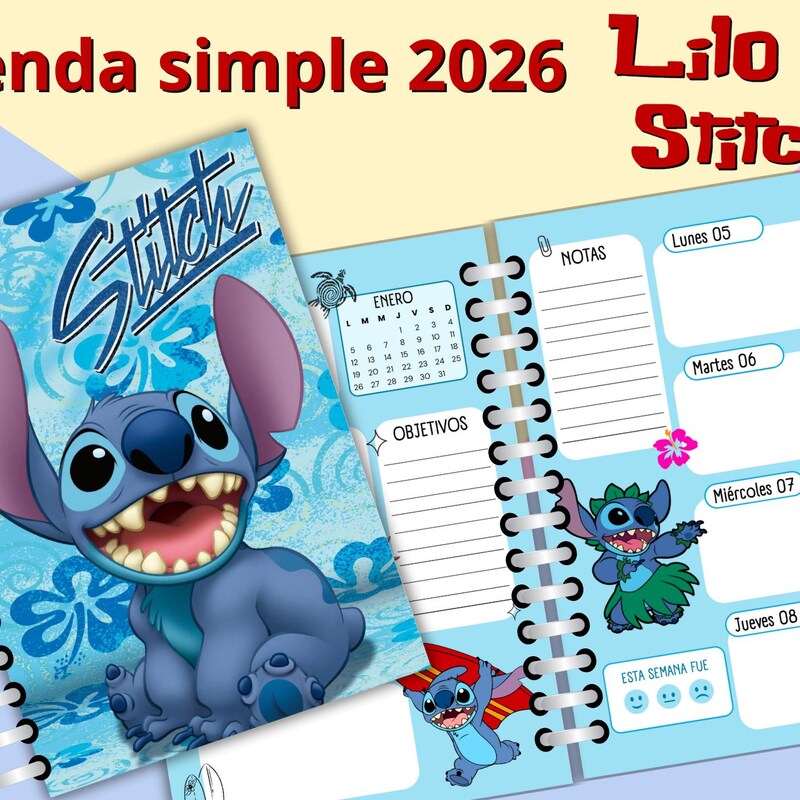 Lilo and Stitch 2025 Calendar - Etsy