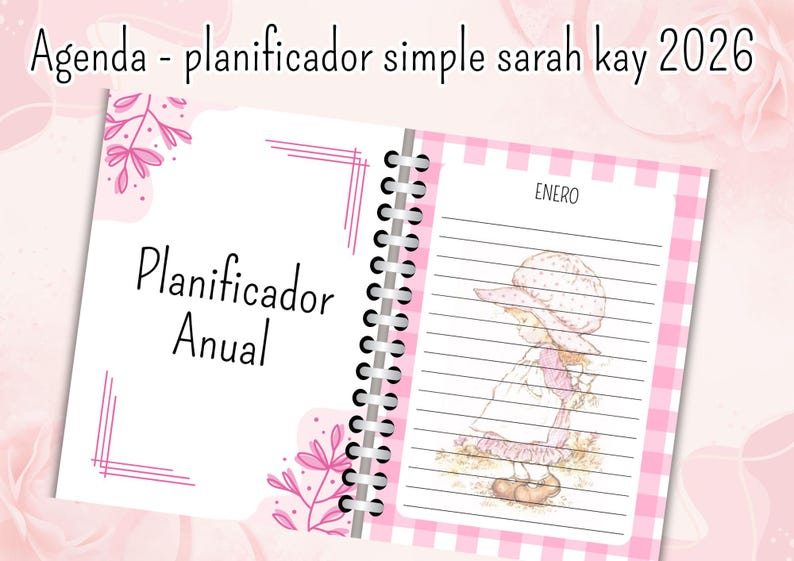 Sarah Kay 2026 Digital Planner, A5 Size, Spanish, Digital Canva - Etsy UK