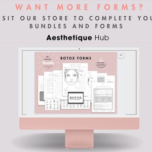 Filler Injection Forms Template Bundle Filler Intake Consent Printable ...