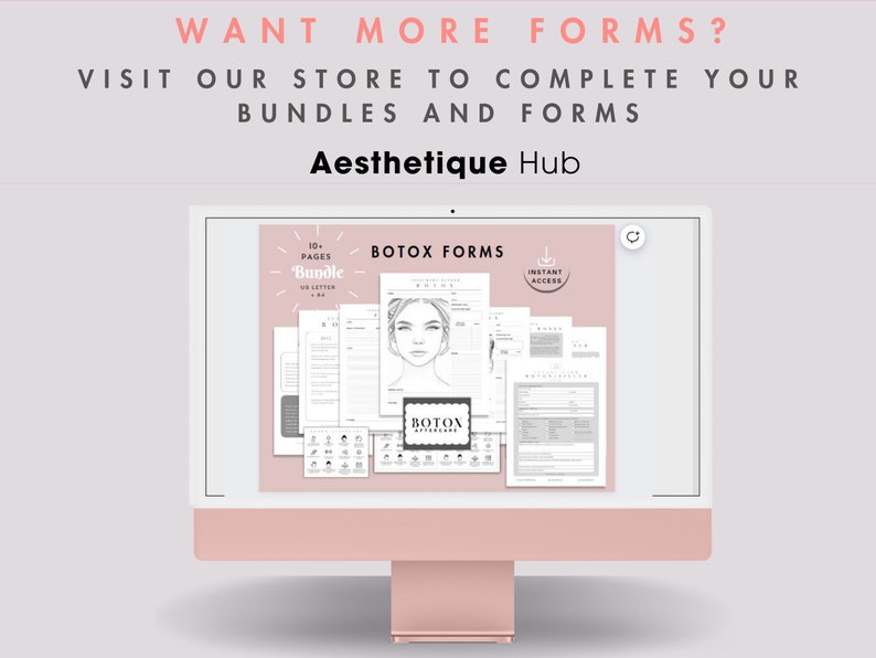 Filler Injection Forms Template Bundle Filler Intake Consent Printable ...