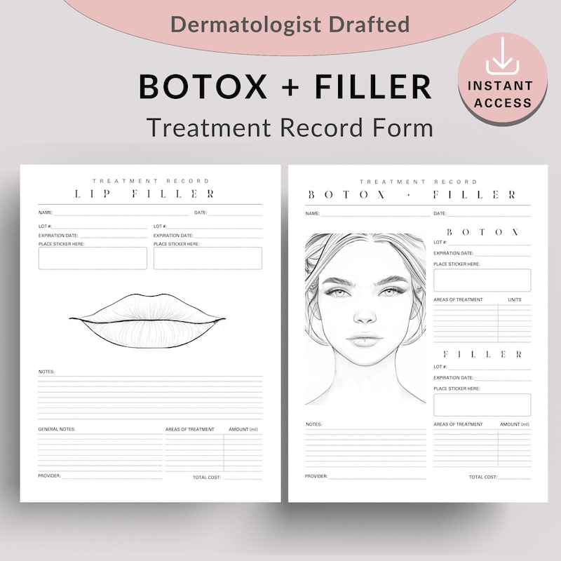 Consult Form Botox - Etsy