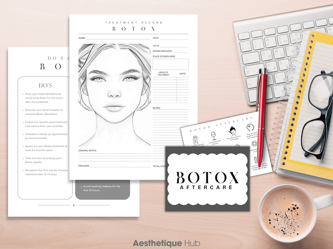 Botox Forms Template Bundle Aesthetic Consultation Consent Form Botox ...