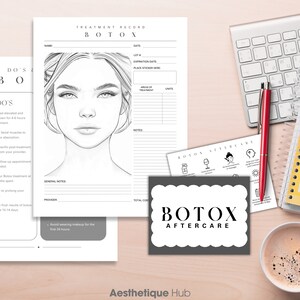Botox Forms Template Bundle Aesthetic Consultation Consent Form Botox ...