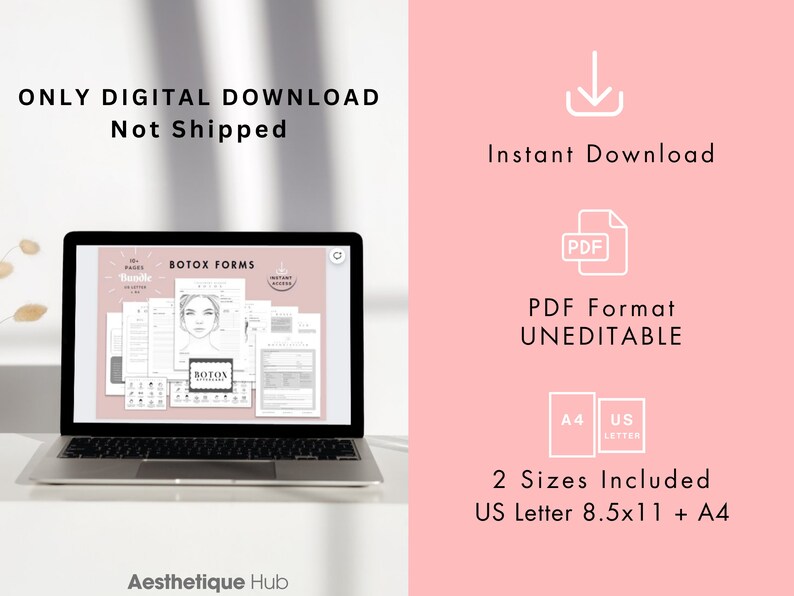 Botox Forms Template Bundle Aesthetic Consultation Consent Form Botox ...