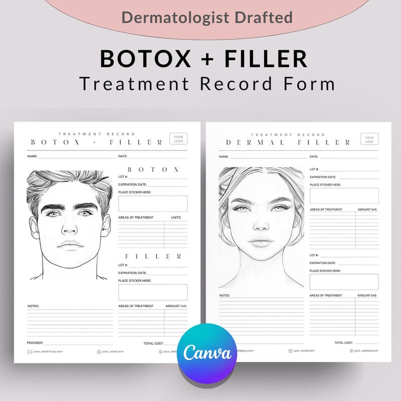 Botox Face Mapping - Etsy