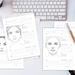 Botox and Filler Treatment Record Form, Face Chart Inclusive Diverse ...