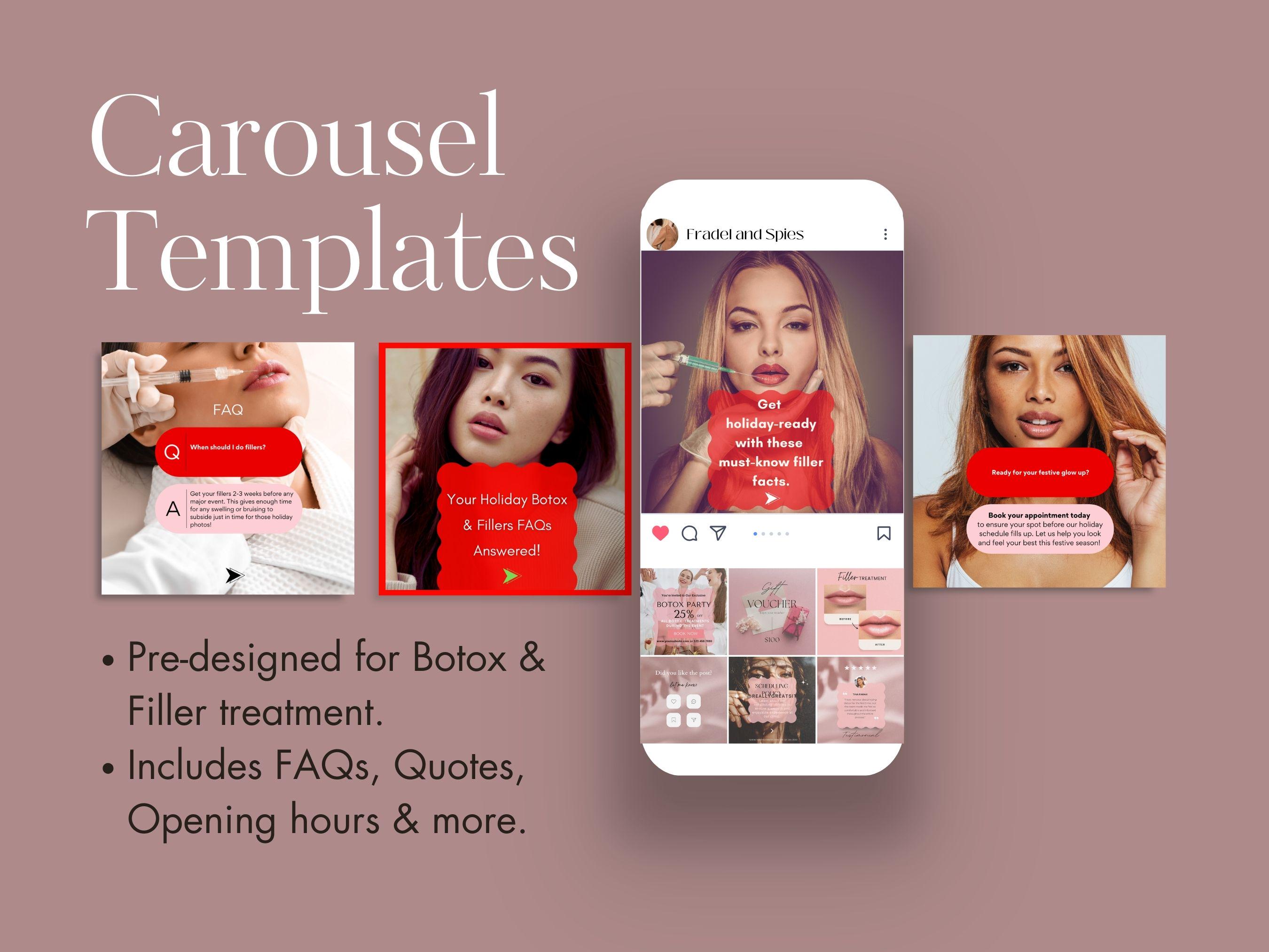 60 Nurse Injector Christmas Instagram Posts, Holidays Medspa Social ...