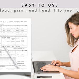 Fitzpatrick Skin Type Form Questionnaire, Esthetician Skin Type ...