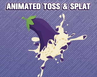 Animated Dirt Toss & Splat | Transparent WEBM of Dirt or Mud Throw and ...