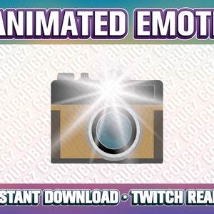 CAMERA FLASH - Animated Emote for Twitch and Discord - Etsy
