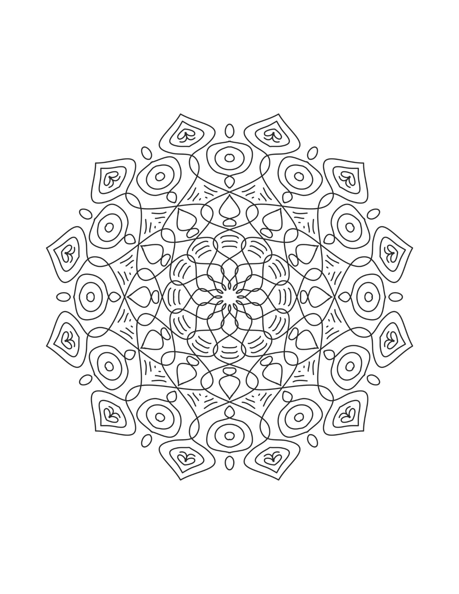 Mandala Coloring Pages Kids Coloring Pages Bundle of 40 Colouring Pages ...