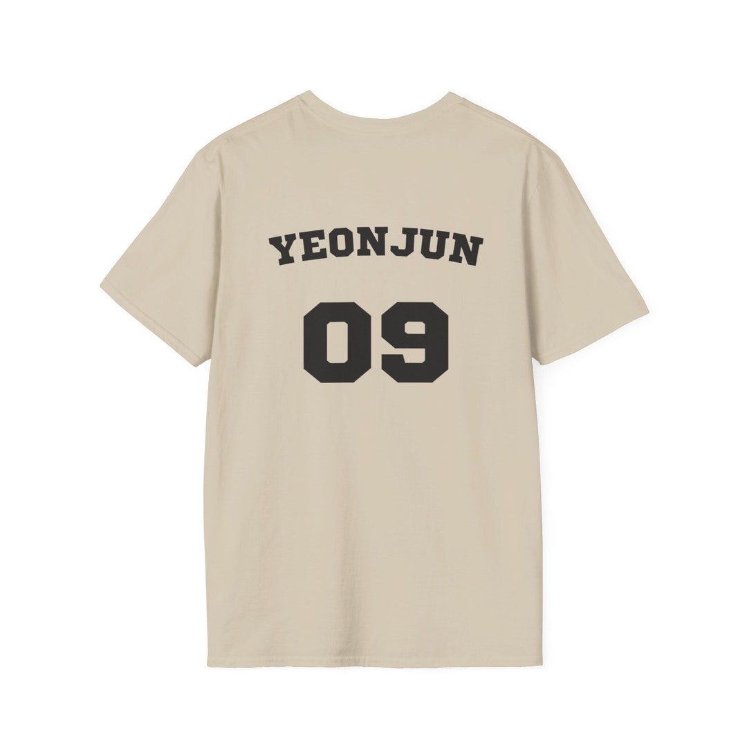 TXT Yeonjun Jersey T-shirt, Tomorrow X Together Fan Kpop Gift Shirt - Etsy