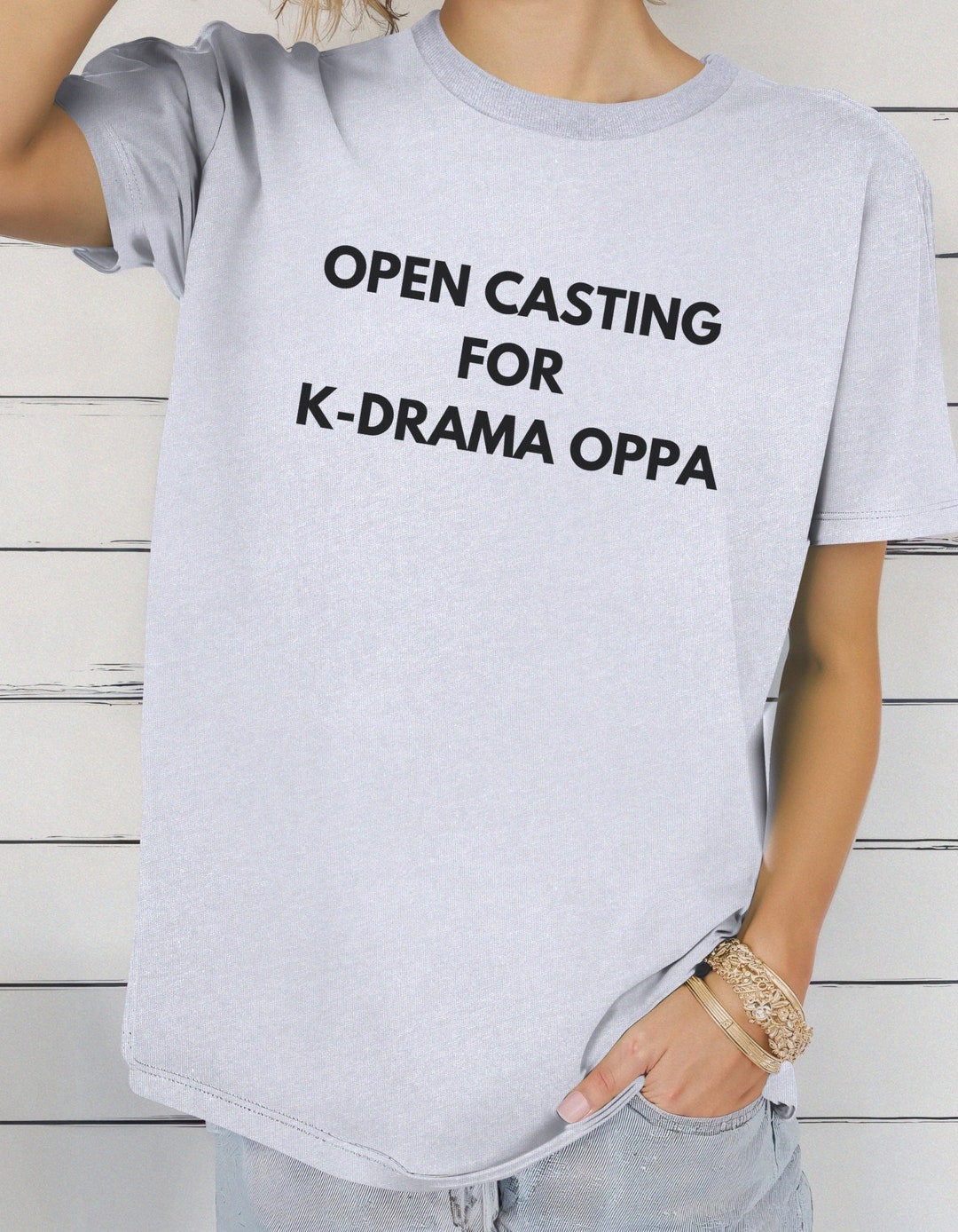 Oppa Graphic Tee, K Drama Shirt, T-shirt K Drama Lover, Korean Lover ...