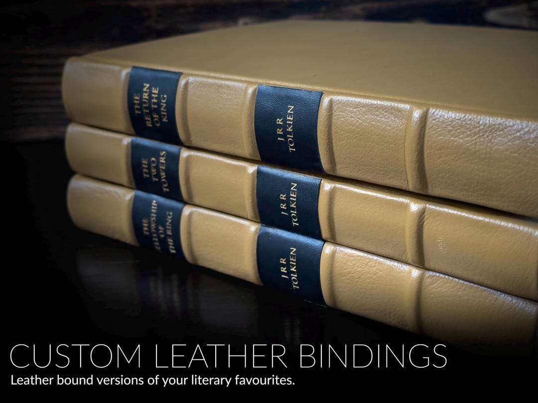 Custom Classic Leather Bound Books - Etsy