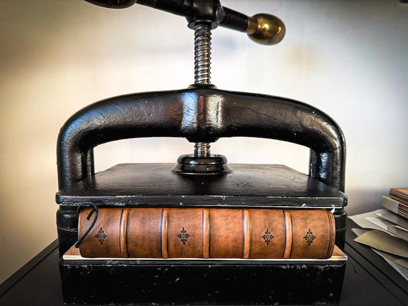 Custom Leather Book Printing and Binding - Printed and Bound Book ...