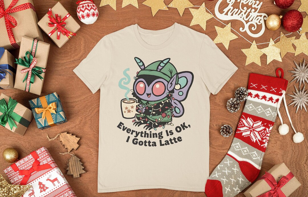 Funny Creepy Cute Christmas Oddly Specific Vintage Graphic T-shirt for ...