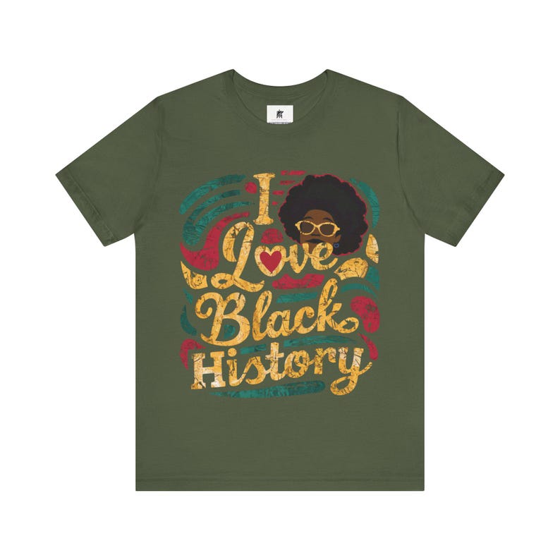 New African American I Love Black History Teacher Shirt, Black History ...