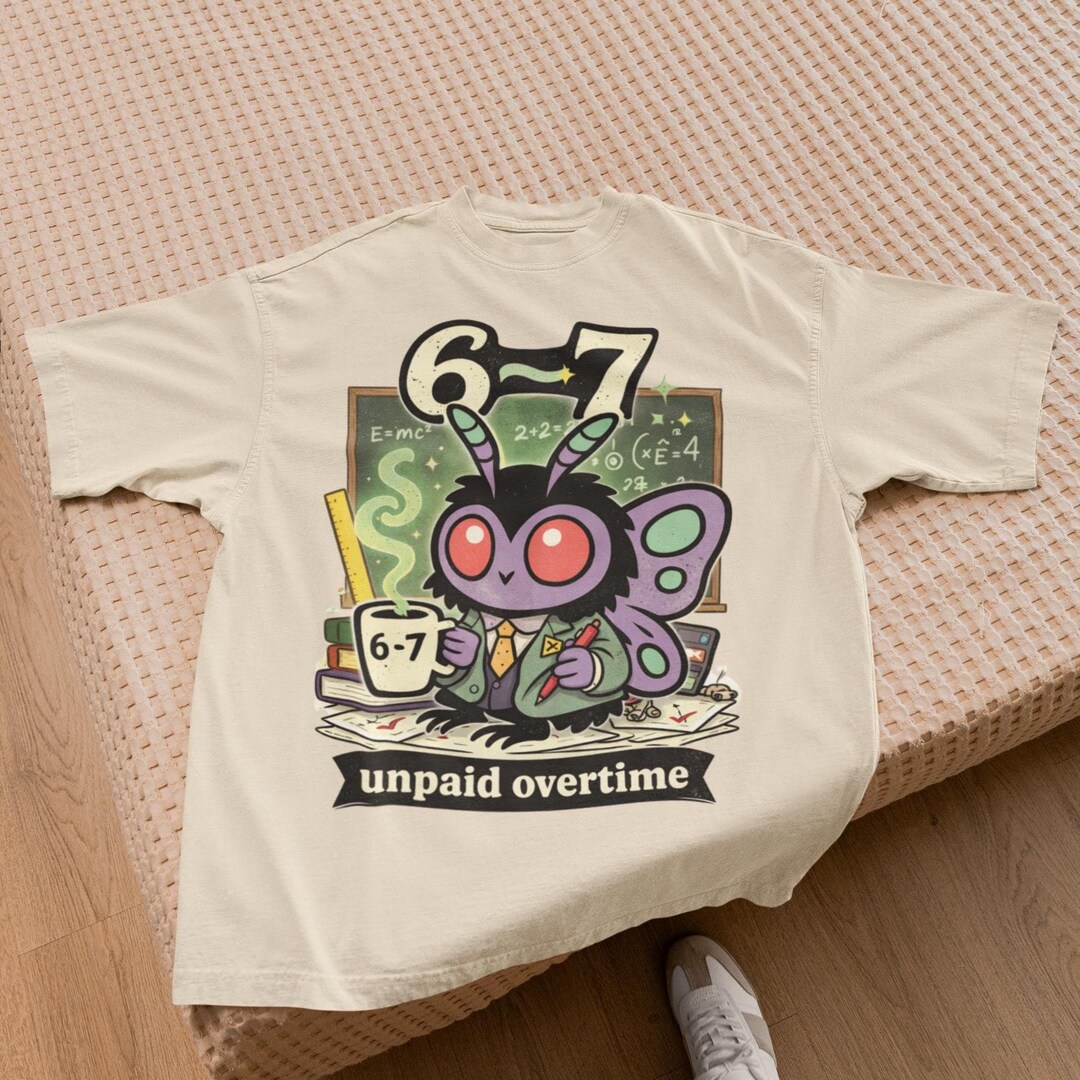 Six Seven Creepy Cute Folklore Meme Oddly Specific Vintage Graphic Tee ...
