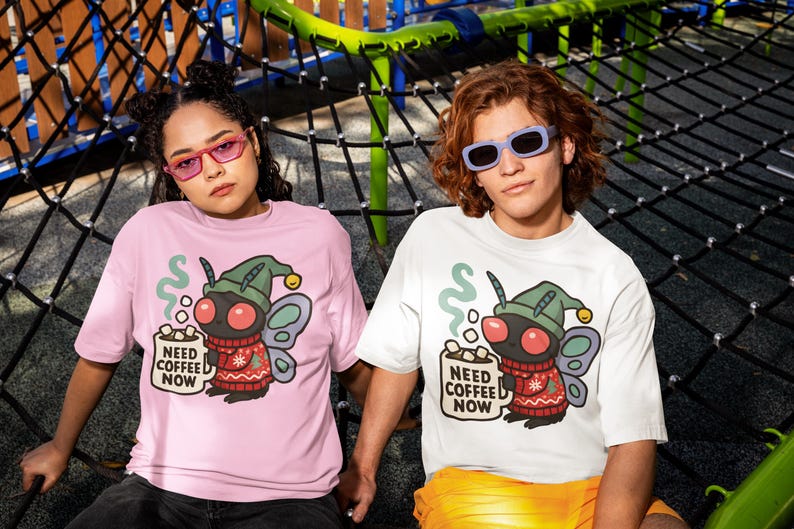 Creepy Cute Xmas Folklore Unisex Meme T-shirt, Coffee Lover Gift ...