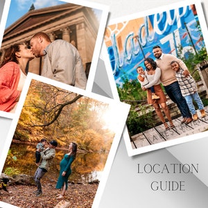 Editable Client Location Guide Template for Photographers - Etsy