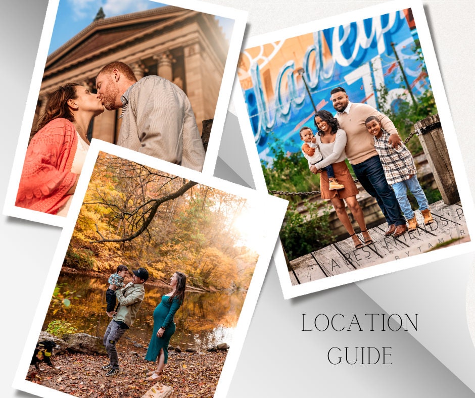 Editable Client Location Guide Template for Photographers - Etsy