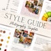 Editable CANVA Style Guide Template- Photographers - Etsy