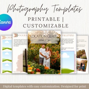 Editable Client Location Guide Template for Photographers - Etsy
