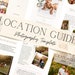 Editable Client Location Guide Template for Photographers - Etsy