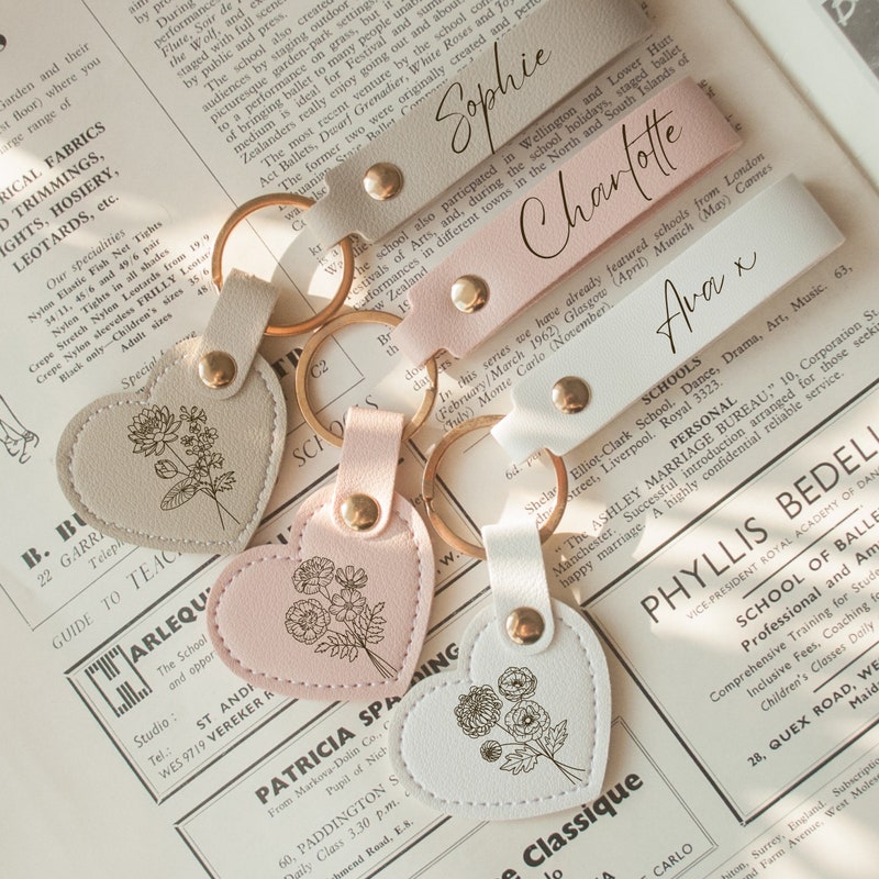 Engraved Keyrings - Etsy