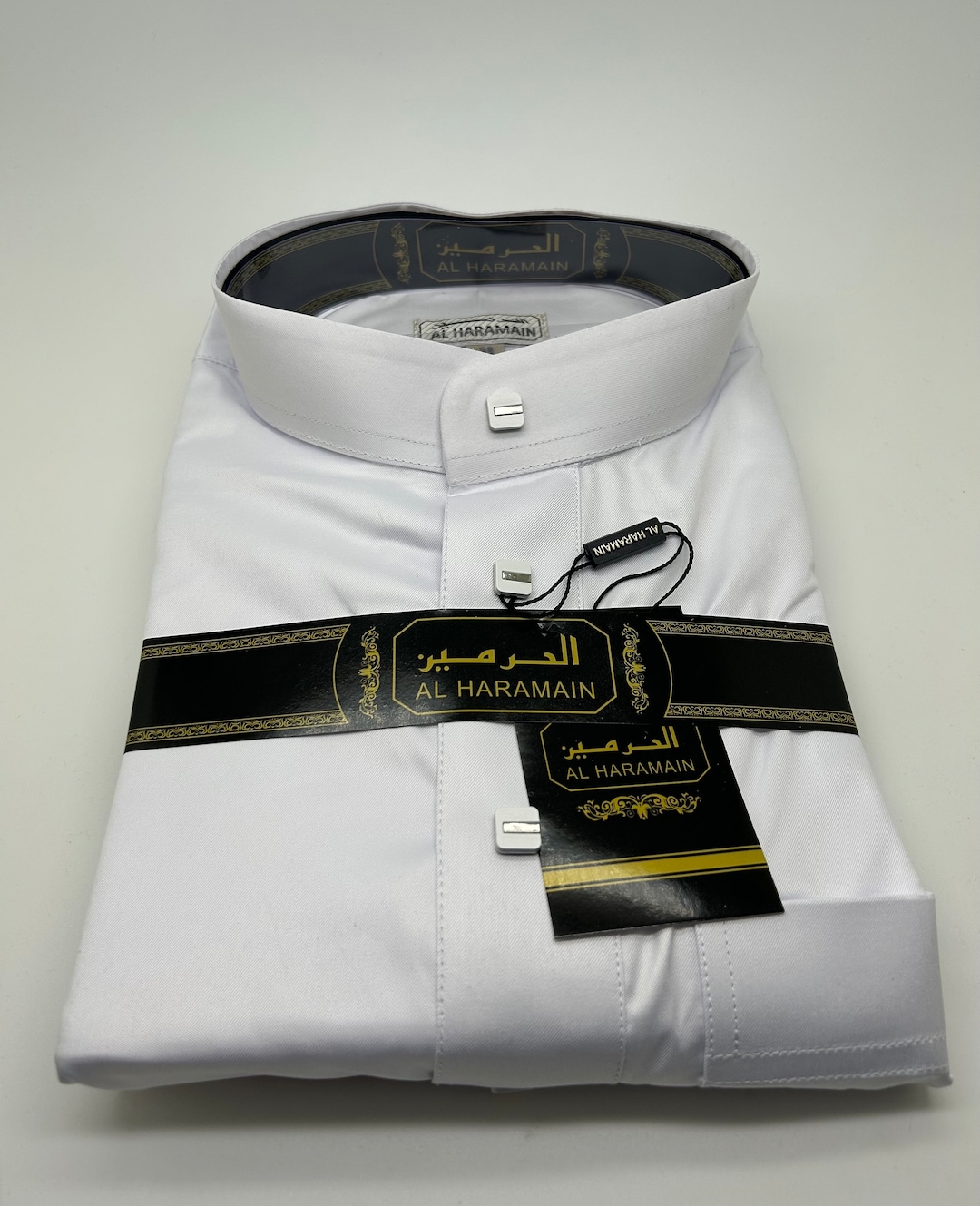 Mens Saudi Thobe Al-haramain White Kandura/dishdashah/jubbah/kamiss ...