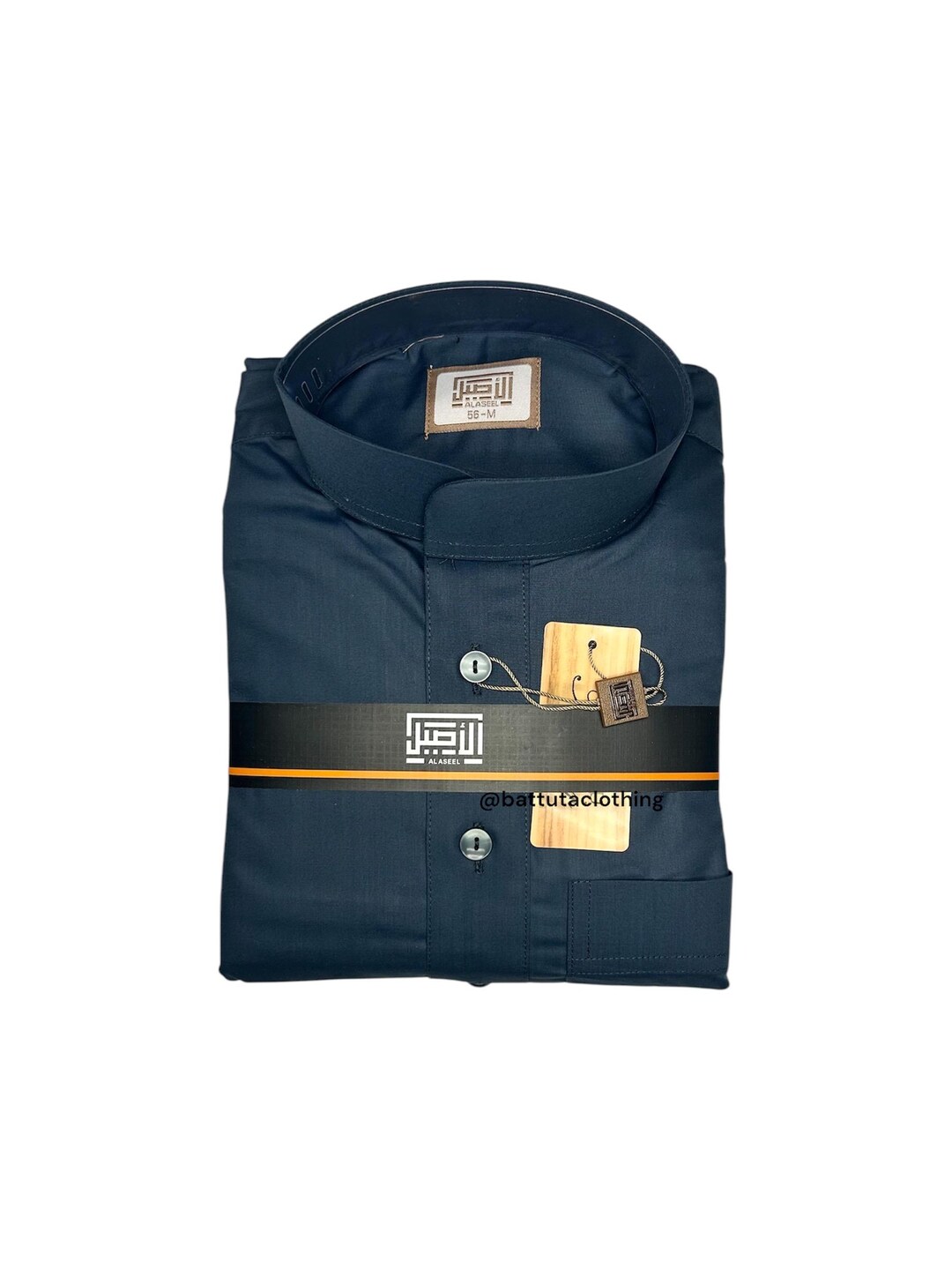 Mens Saudi Thobe Al-aseel Navy Kandura/dishdashah/jubbah/kamiss/qamees ...