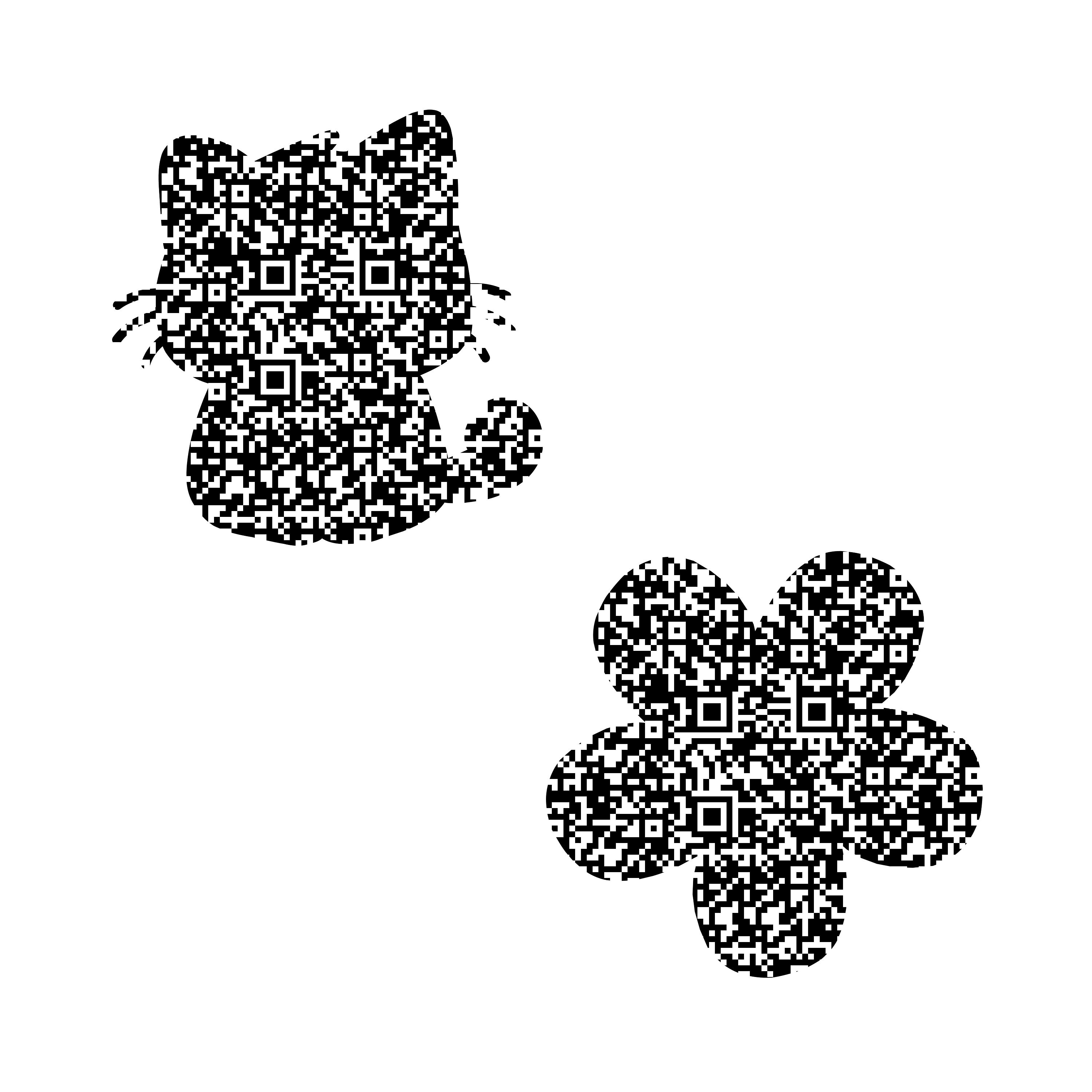 Custom Shape QR Code Printable Personalized Custom-shaped QR Code for ...