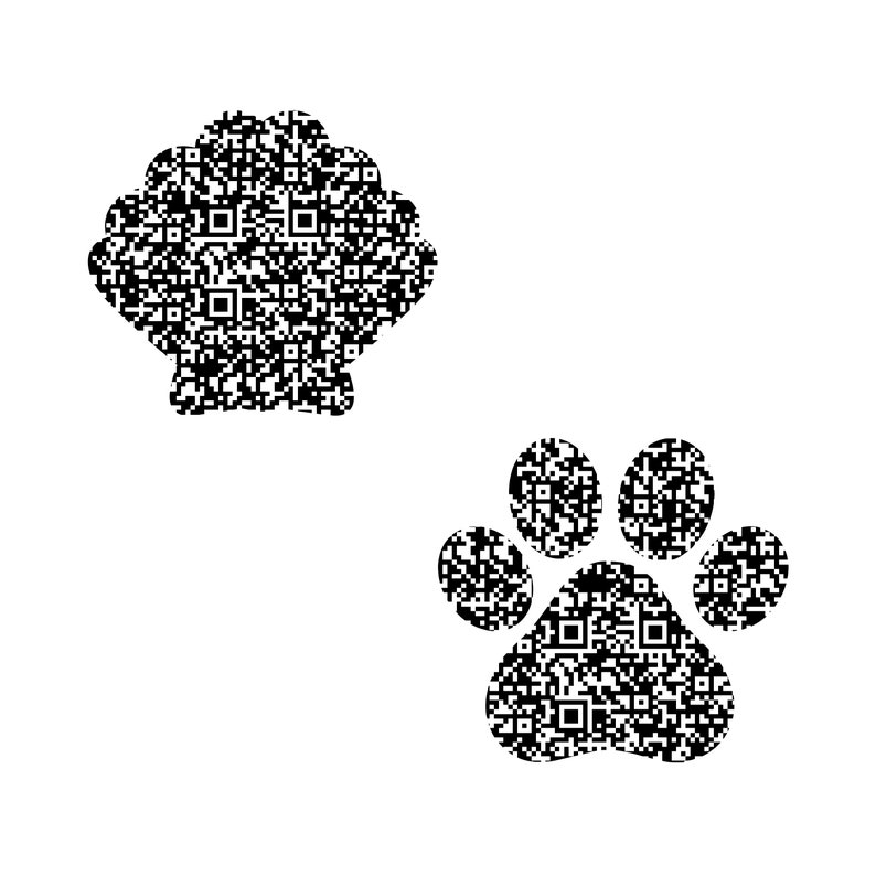 Custom Shape QR Code Printable Personalized Custom-shaped QR Code for ...