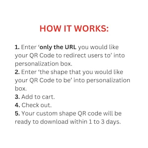 Custom Shape QR Code Printable Personalized Custom-shaped QR Code for ...