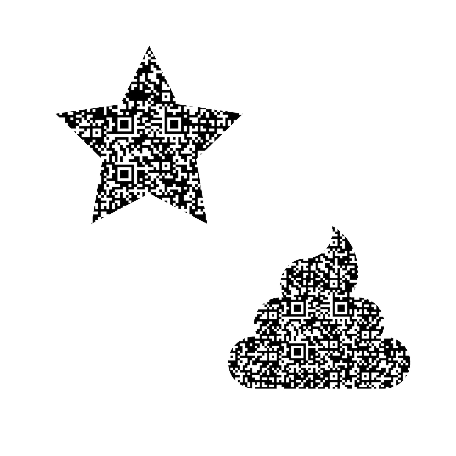 Custom Shape QR Code Printable Personalized Custom-shaped QR Code for ...