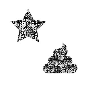 Custom Shape QR Code Printable Personalized Custom-shaped QR Code for ...