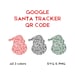 Santa Tracker QR Code Santa Shaped Google Santa Tracker Qr Code SVG and ...