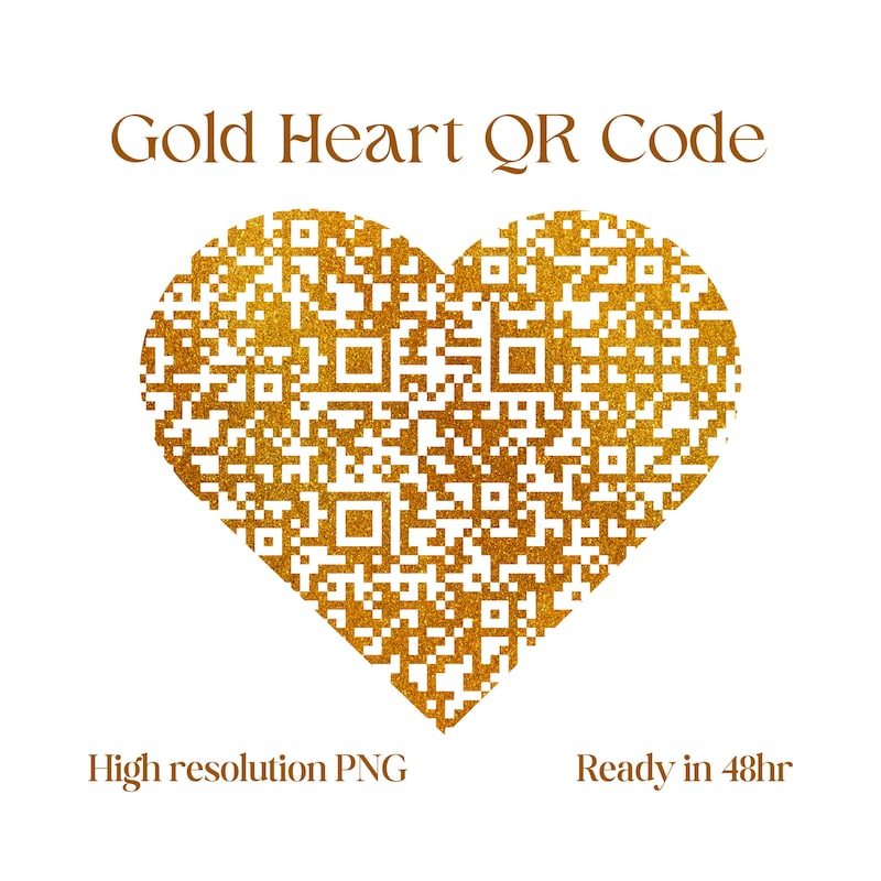 Buy Qr Code Heart Shape Online In India - Etsy India