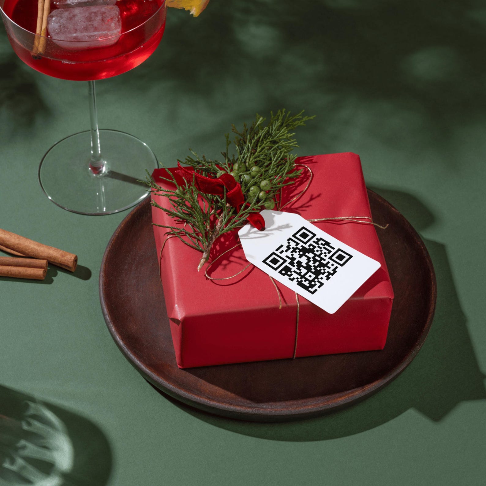 Merry Christmas QR Code Digital Festive Surprise Christmas SVG Holiday ...