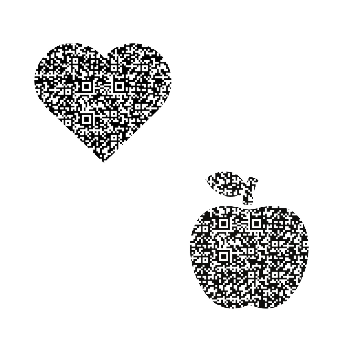 Custom Shape Qr Code Printable Personalized Custom Shaped Qr Code For Business Events Wedding