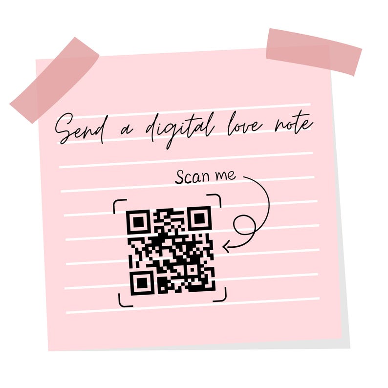 Animated I Love You QR Code | Sentimental Digital Gift (digital ...