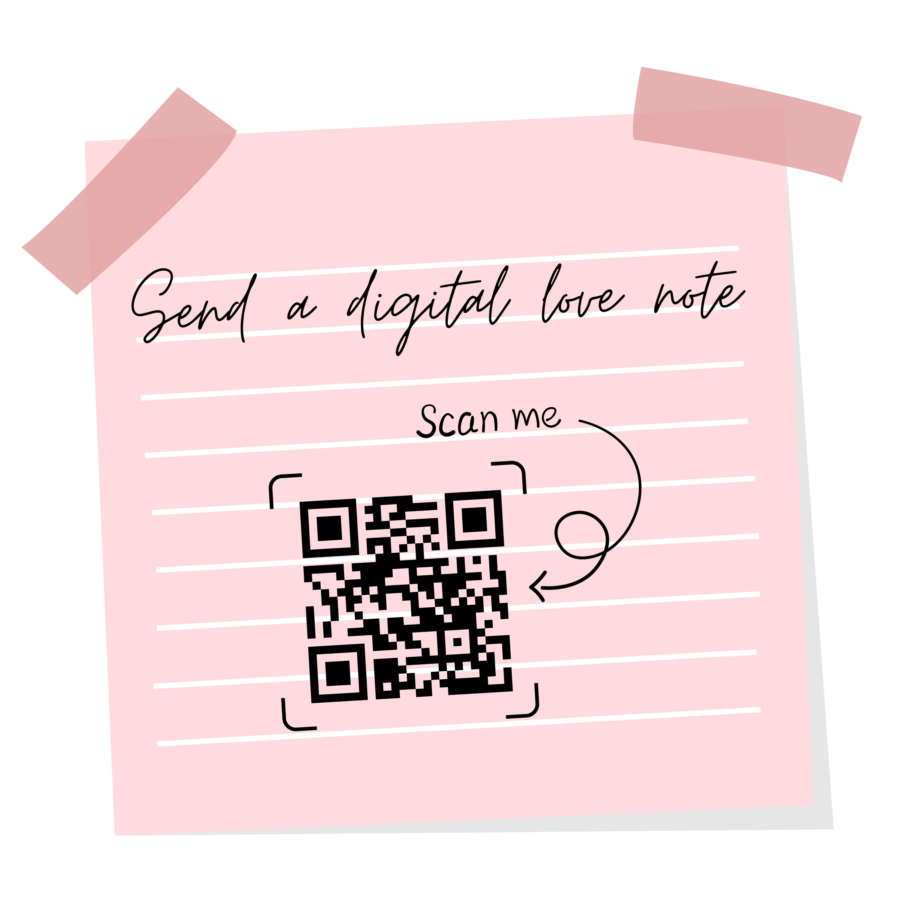 I Love You Animated GIF QR Code Art | Digital Love Note | Contactless ...