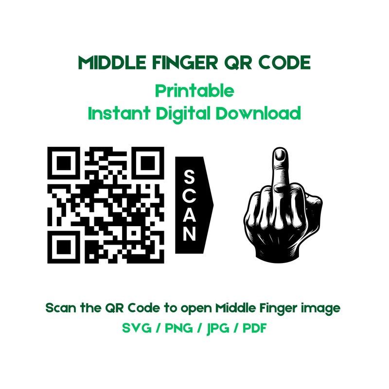 Funny Qr Codes to Scan - Etsy UK