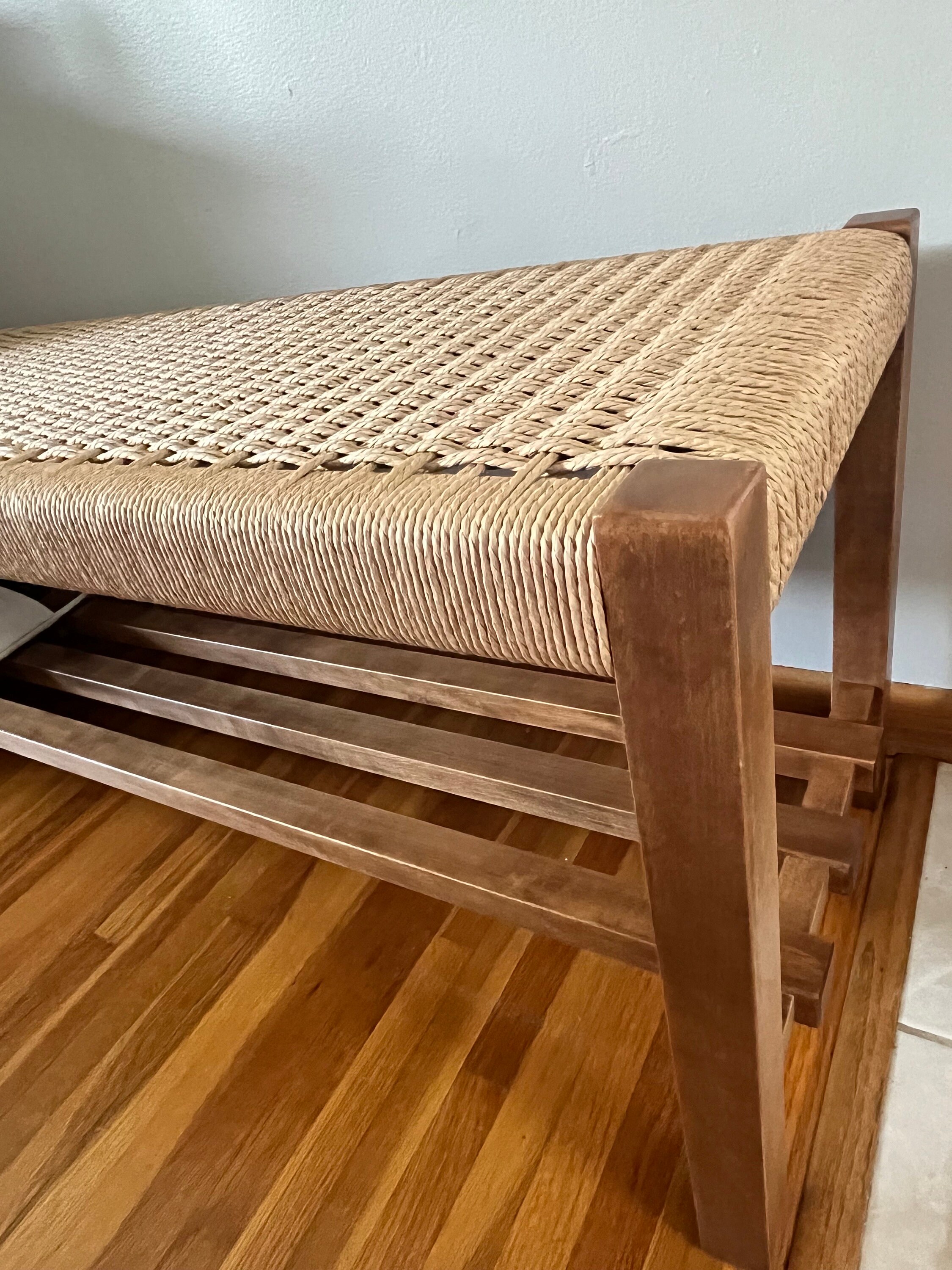 Custom Order Danish Cord Bench - Etsy